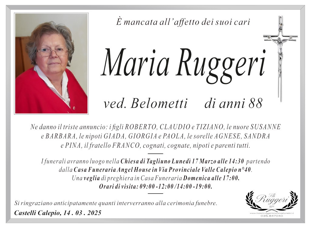 Maria Ruggeri di Castelli Calepio