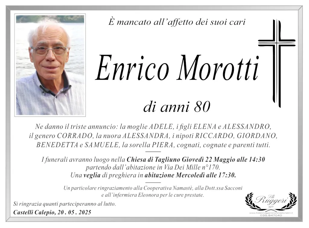 Enrico Morotti di Castelli Calepio