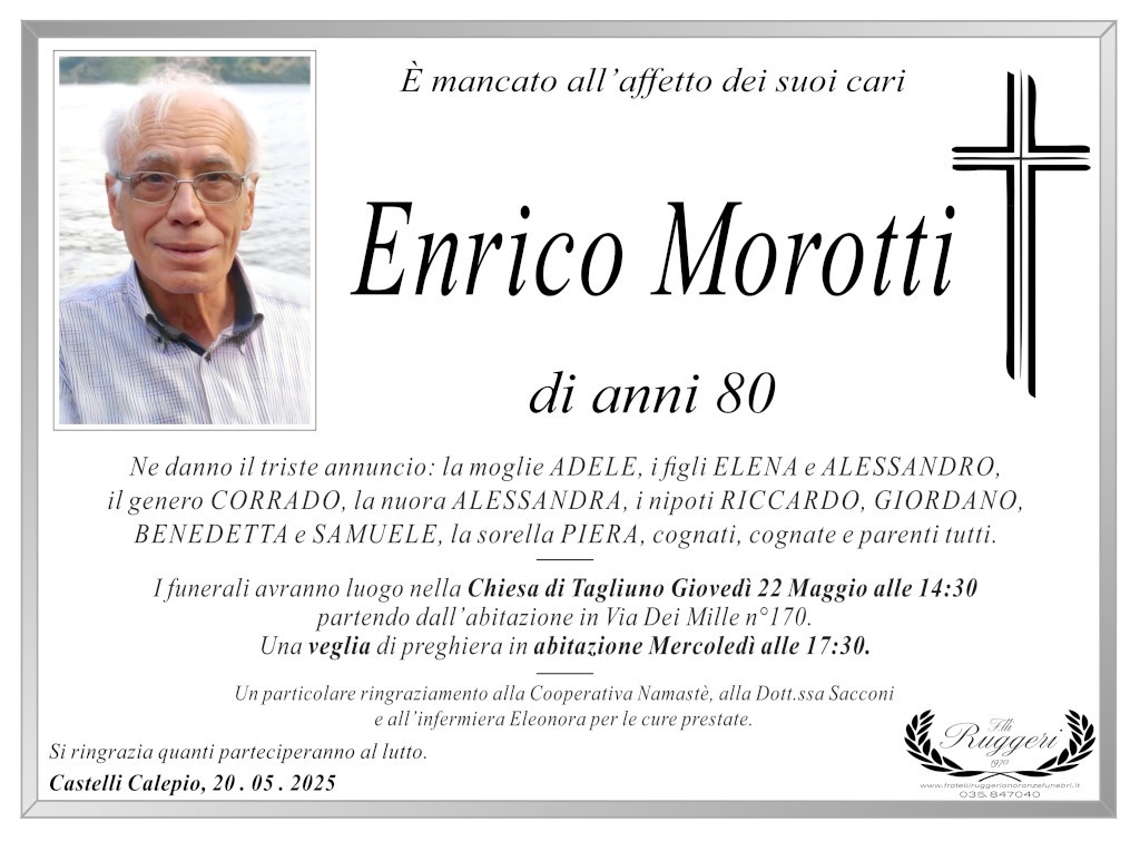 Enrico Morotti di Castelli Calepio