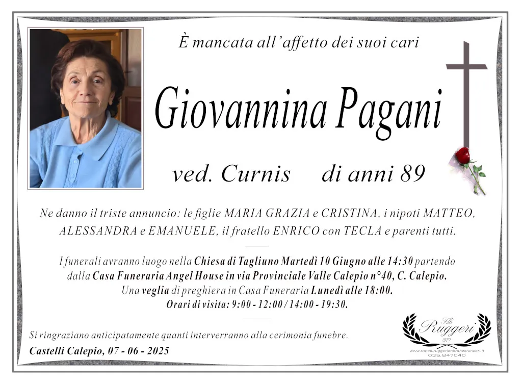 Giovannina Pagani di Castelli Calepio